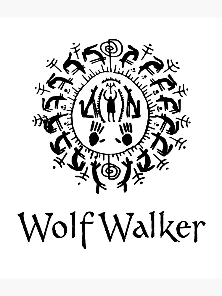"Wolfwalker" Poster for Sale by Bernat Comes | Redbubble