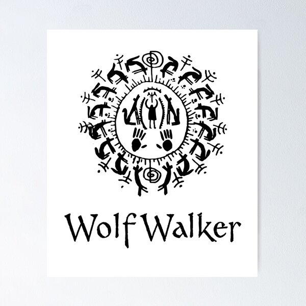 "Wolfwalker" Poster for Sale by Bernat Comes | Redbubble