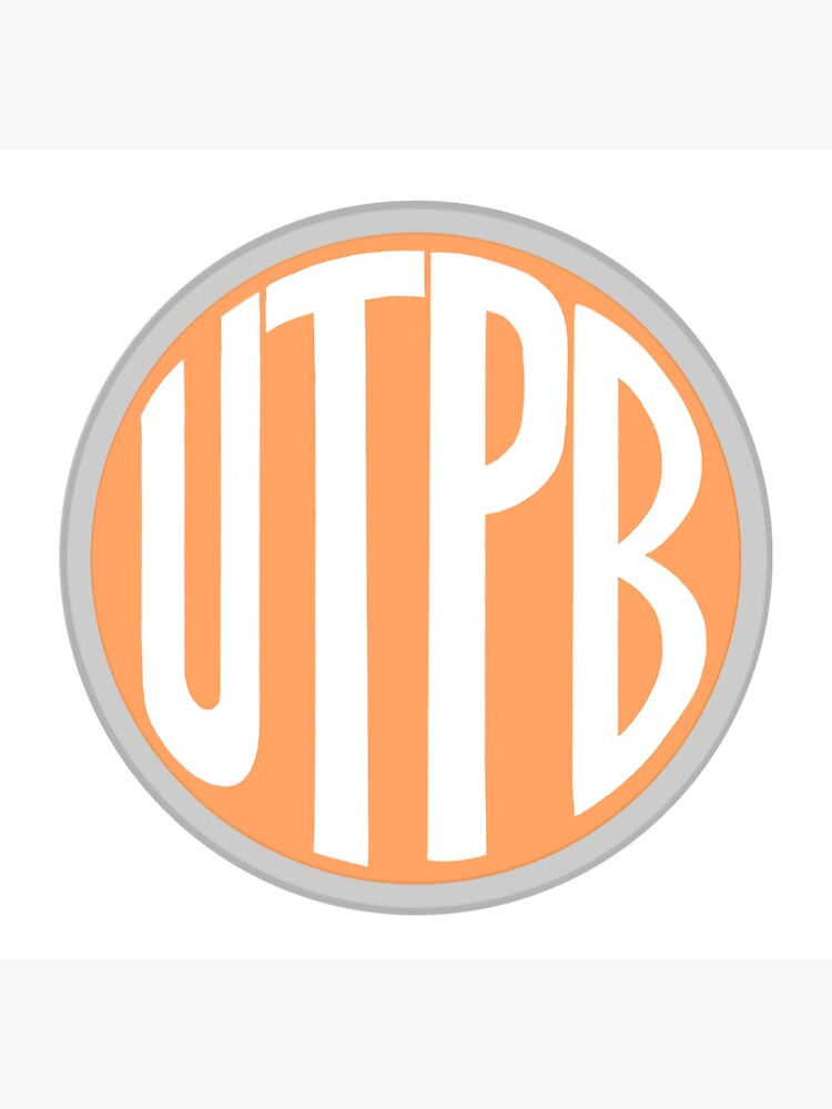 "UTPB Monogram " Sticker by Lexishae-12 | Redbubble