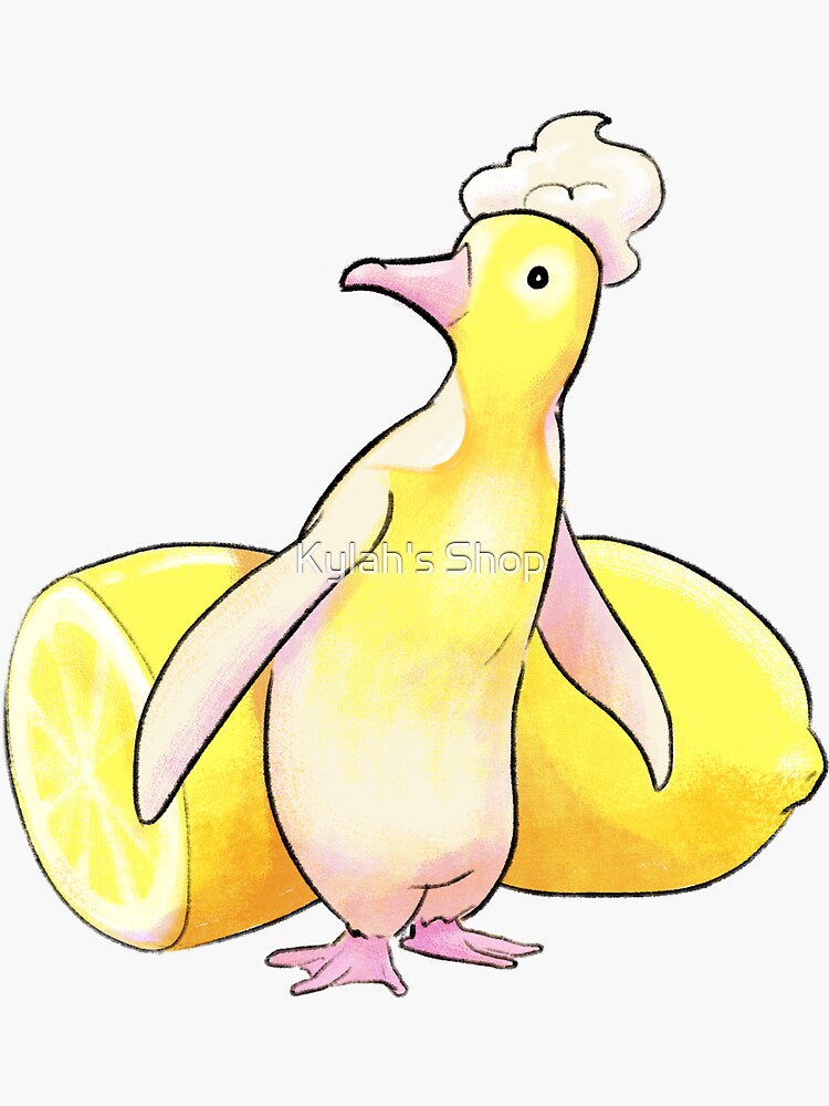 "Lemon Meringue Penguin" Sticker by Kylah0h | Redbubble