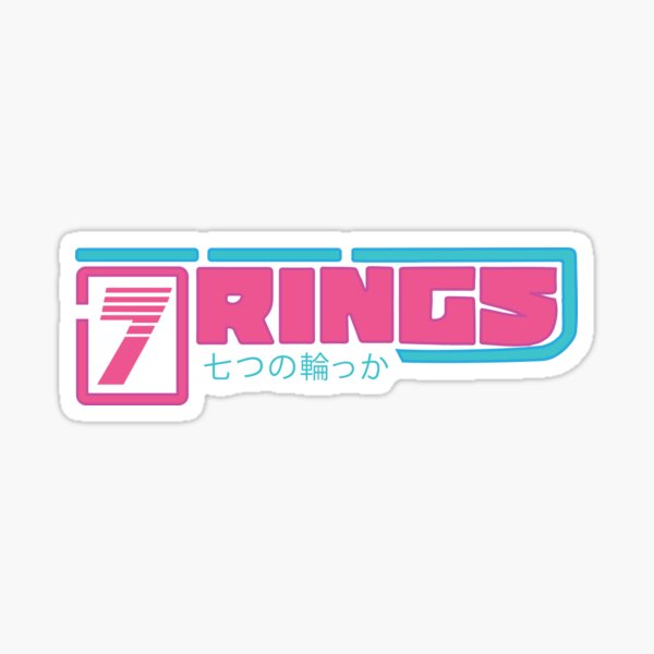 "7 rings Logo" Sticker for Sale by Brand015 | Redbubble