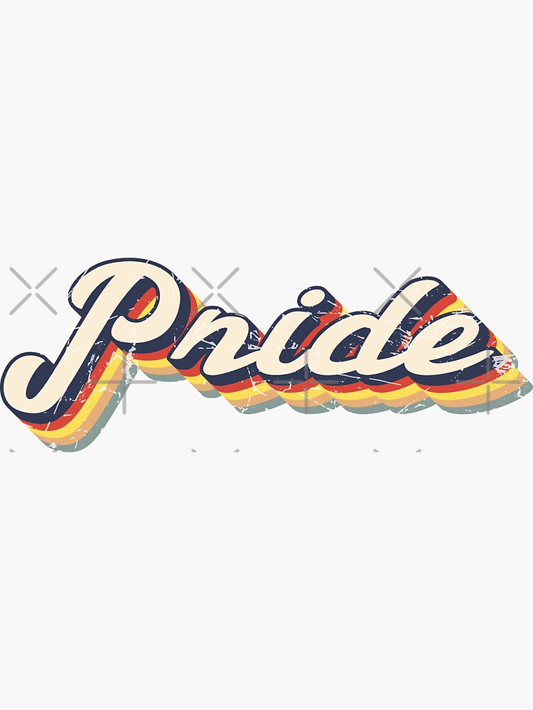 "Discreet Pride" Sticker for Sale by TrickyGraphics | Redbubble