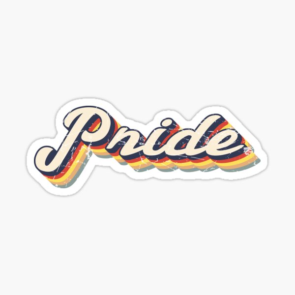 "Discreet Pride" Sticker for Sale by TrickyGraphics | Redbubble