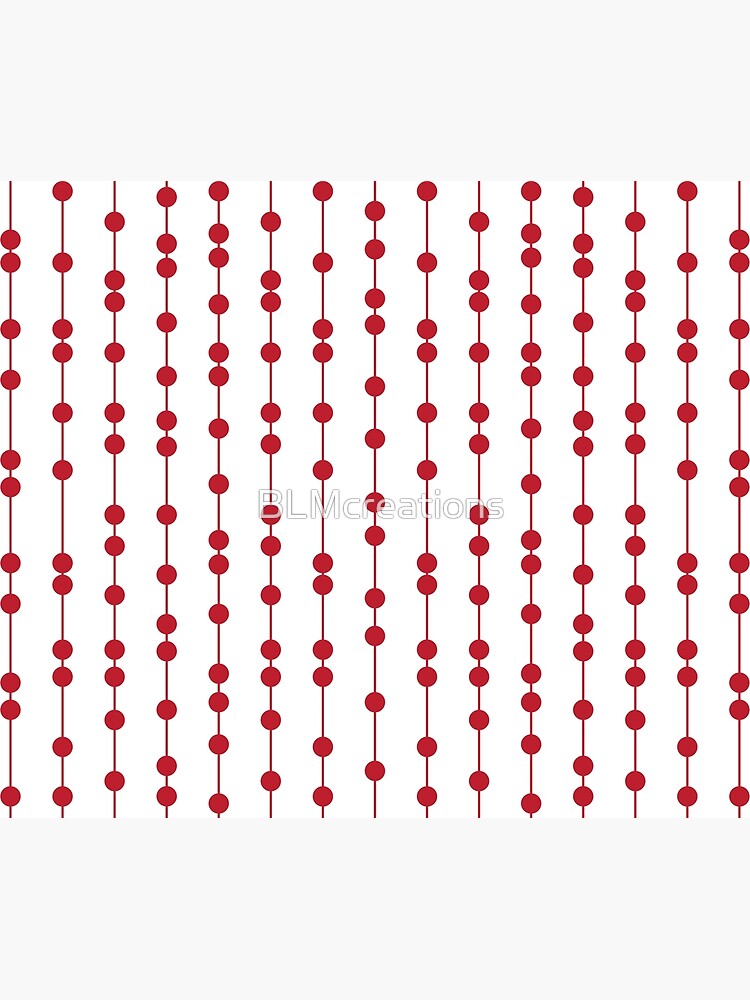 Póster «Líneas rojas y puntos rojos» de BLMcreations | Redbubble