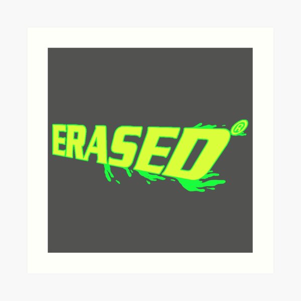 "ERASED PROJECT. (Yellow / Green LOGO)" Art Print for Sale by Kxwee ...