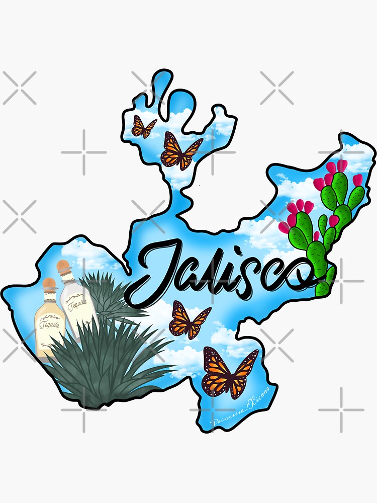 "Jalisco" Sticker for Sale by Xicanapoet | Redbubble