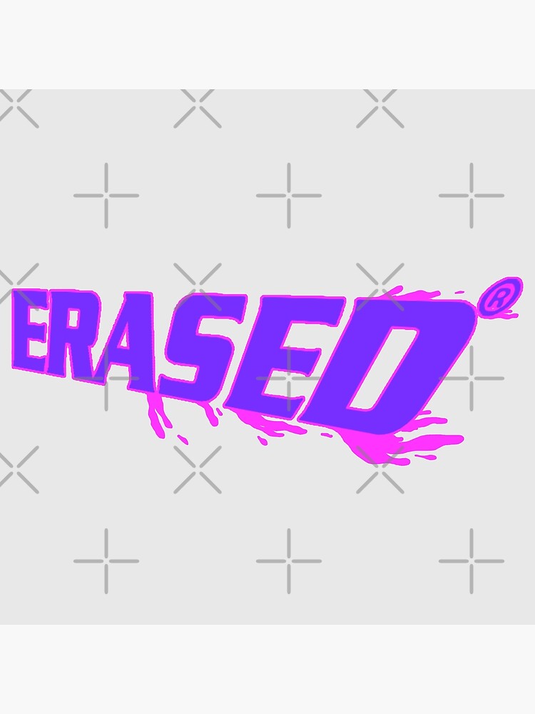 "ERASED PROJECT. (Purple / Pink LOGO)" Poster by Kxwee | Redbubble