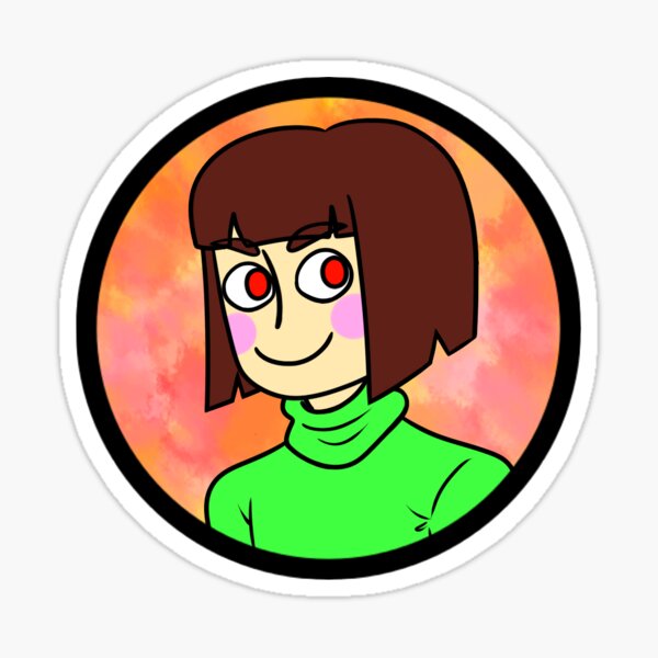"Chara" Sticker for Sale by Yvette-Nekone | Redbubble