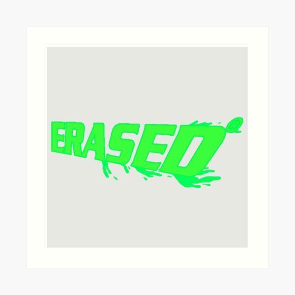 "ERASED PROJECT. (Green LOGO)" Art Print for Sale by Kxwee | Redbubble