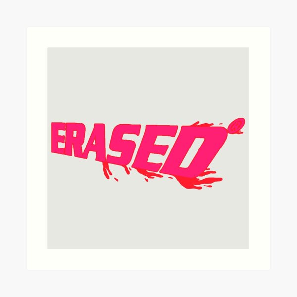"ERASED PROJECT. (Pink LOGO)" Art Print by Kxwee | Redbubble