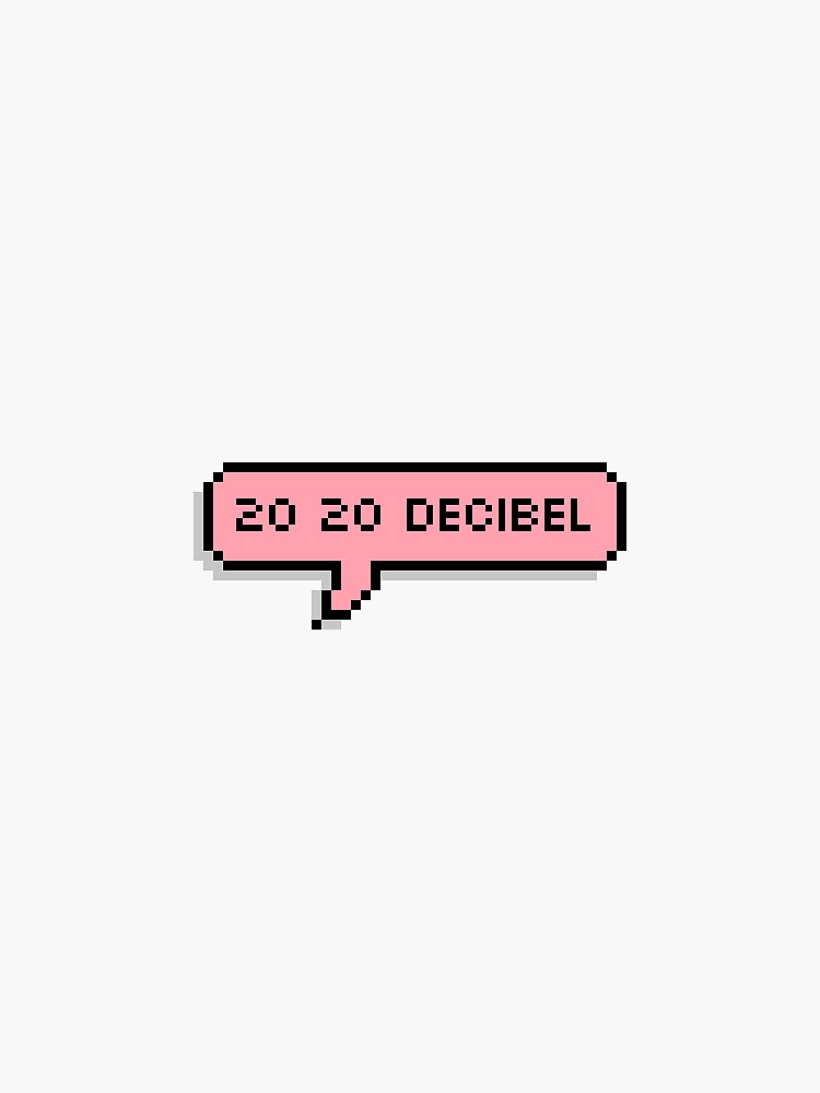 "love so sweet cherry bullet pixel bubble 20 20 decibel " Sticker for ...