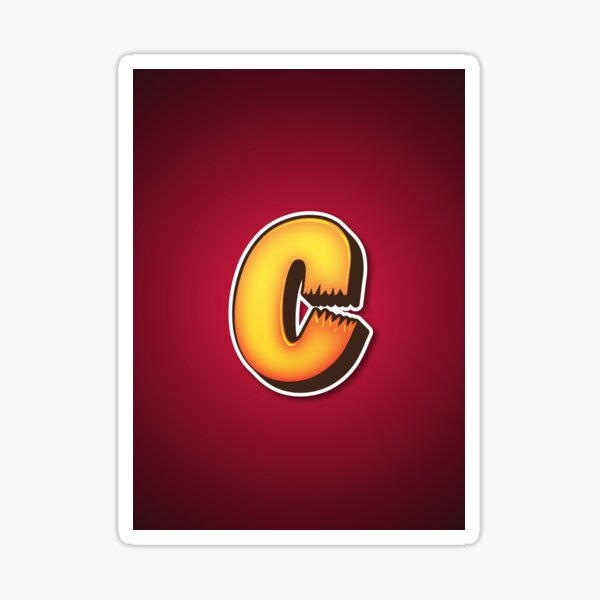 "LETTER C | CARTOON TEXT EFFECT" Sticker by KINITRO | Redbubble
