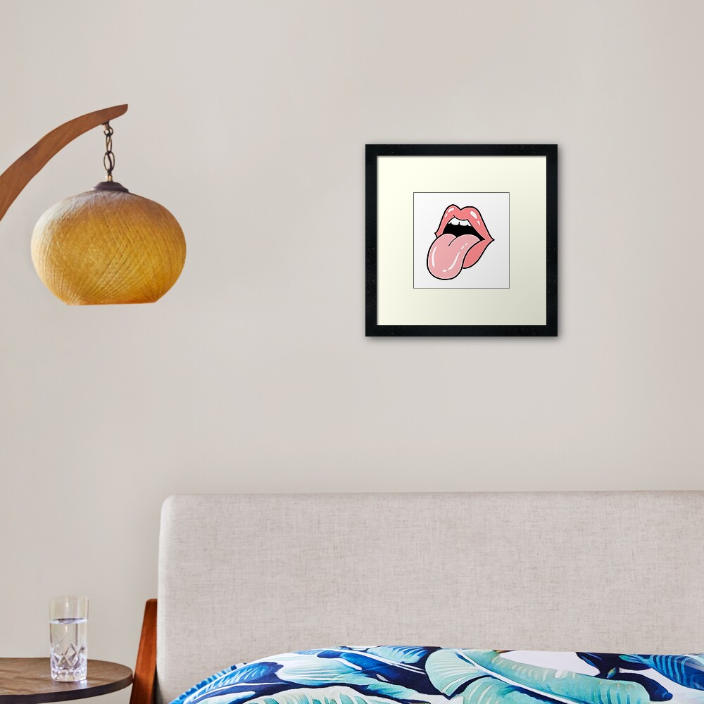 "preppy lips" Canvas Print for Sale by createdbyalz | Redbubble