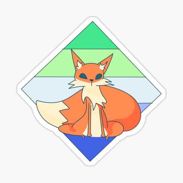 "Gay Pride Fox" Sticker for Sale by ForTheFrogWar | Redbubble