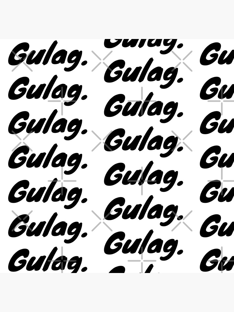 "Gulag Small Logo Cod Warzone 1vs1 gaming esports gamer White Black ...