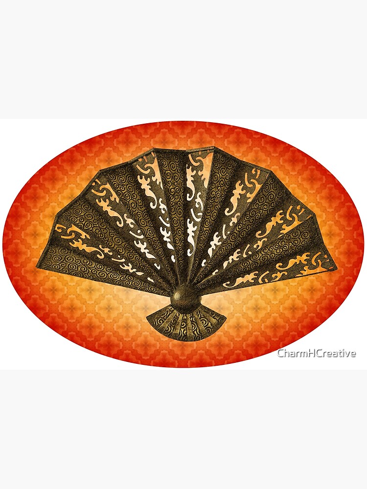 "Ornamental Fan digital art" Poster for Sale by CharmHCreative | Redbubble