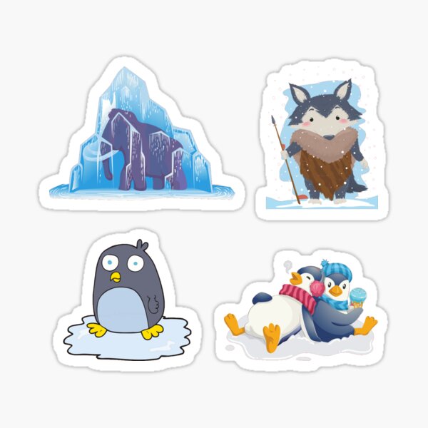 "ICE AGE STICKERS AND MAGNETS" Sticker for Sale by Stylishboutique ...