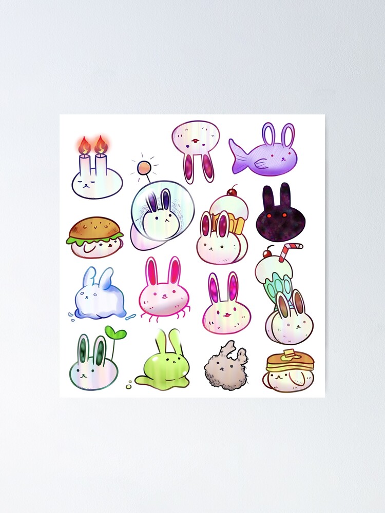 "OMORI Bunnies" Poster for Sale by PixiiBloom39 | Redbubble