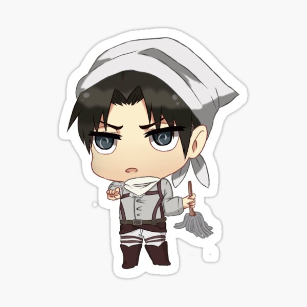 "Levi Chibi" Sticker by Stillhash | Redbubble