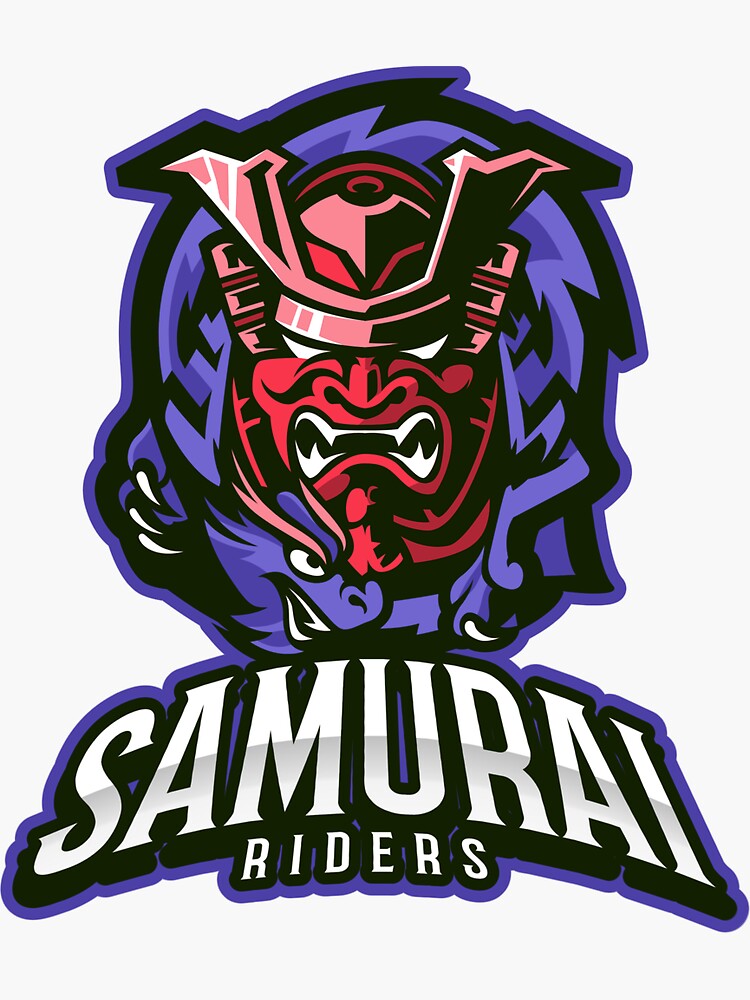 "Samurai Riders" Sticker for Sale by revpeteb | Redbubble