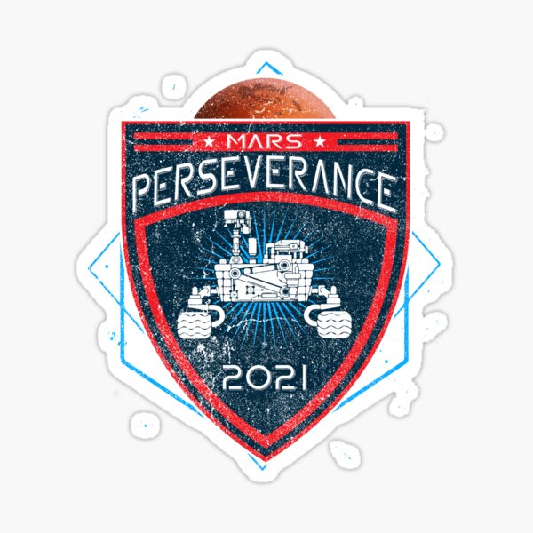 "MARS PERSEVERANCE 2021 SPACE DESIGN" Sticker for Sale by starcc01 ...