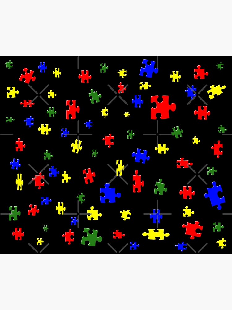 "Autism Awareness, Puzzle Pieces" Poster by dclodge | Redbubble