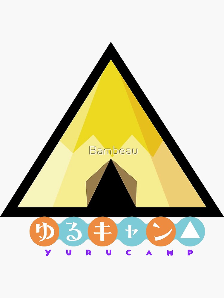 "Yuru Camp Tent Logo" Sticker for Sale by Bambeau | Redbubble