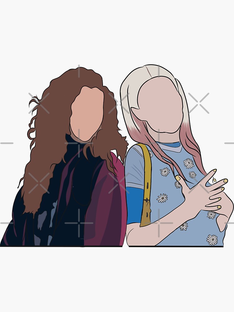 "jules and rue" Sticker for Sale by itsrubii | Redbubble