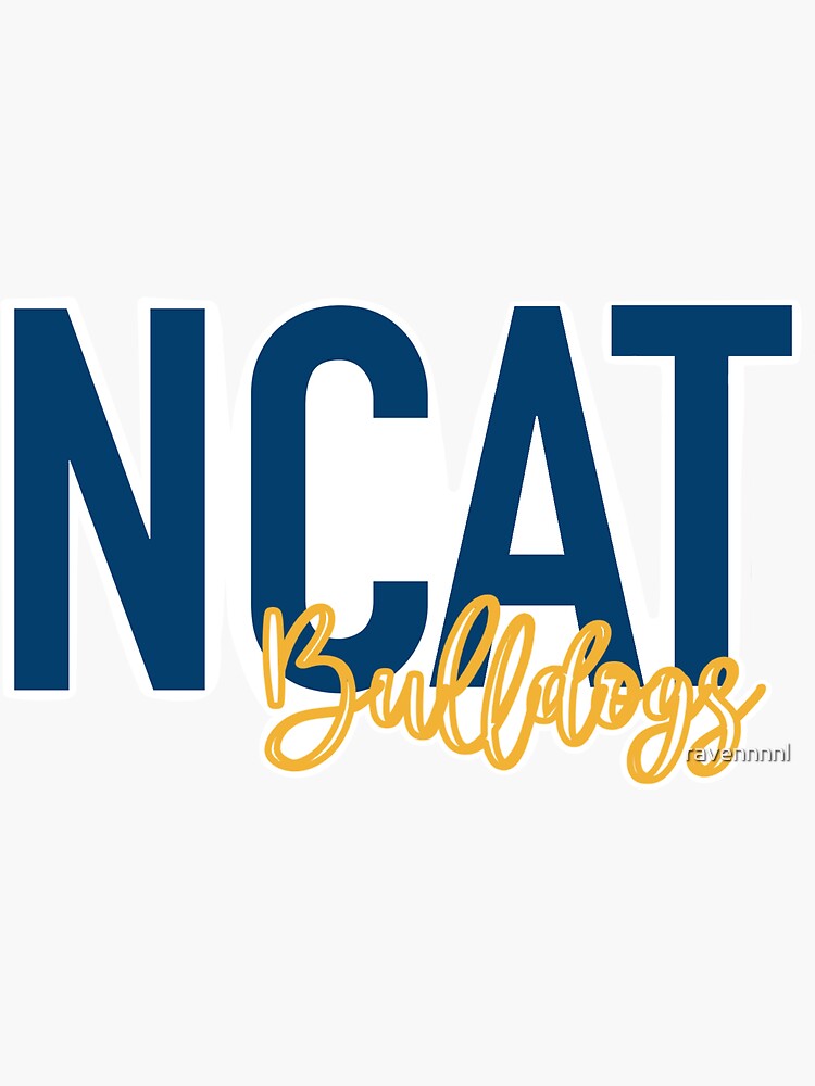 "NCAT Bulldogs" Sticker for Sale by ravennnnl | Redbubble