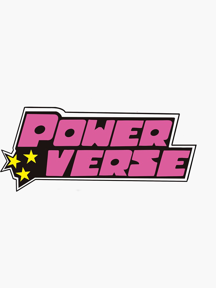 "Power Verse" Sticker for Sale by pwrbttmshop | Redbubble