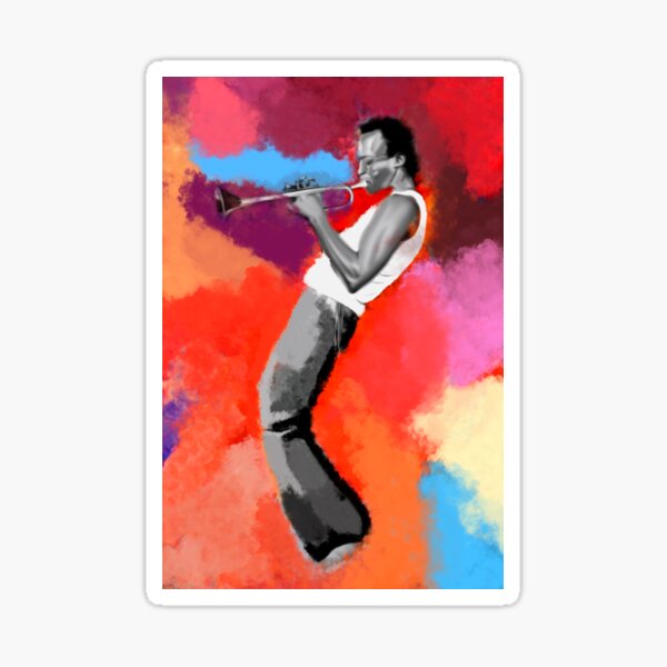 "Color of Jazz" Sticker by Ilpiccololupo | Redbubble