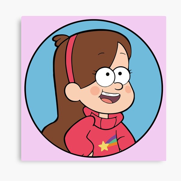"Mabel - Gravity Falls" Canvas Print for Sale by yackspaicer | Redbubble