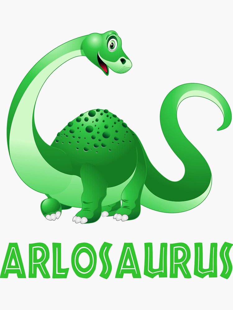 "ARLO ARLOSAURUS COOL PERSONALIZED DINOSAUR" Sticker by COLEY-CREATIONS ...