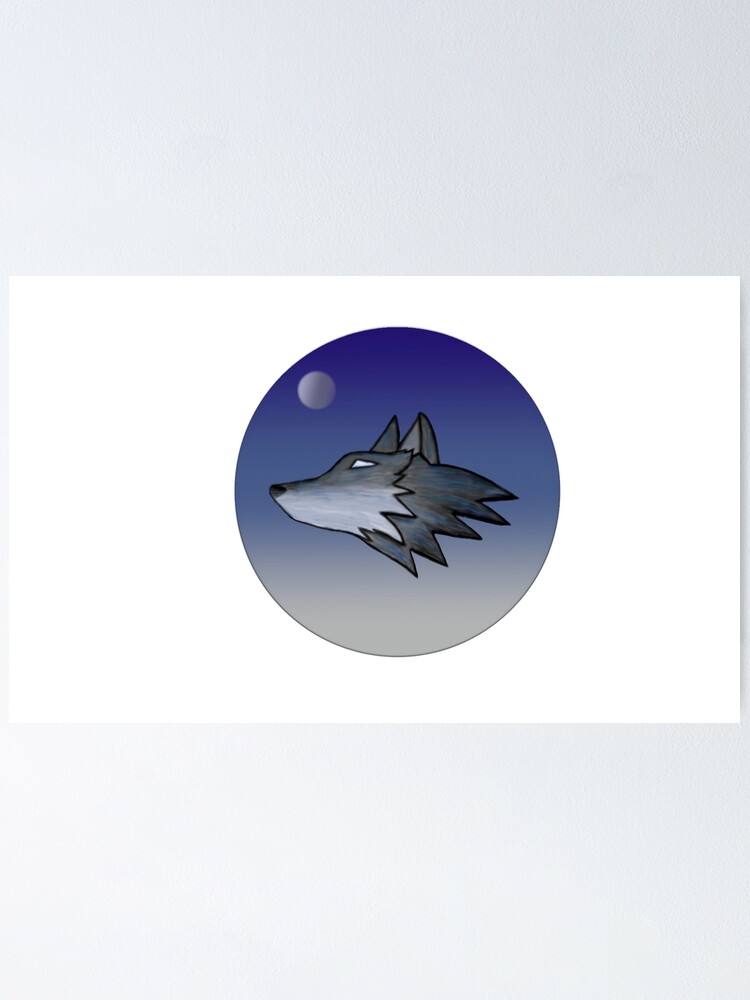 "Wolf Moon" Poster by WearWolfStudios | Redbubble