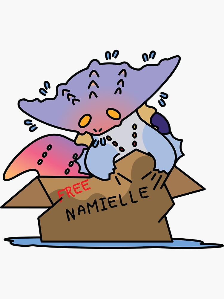 "free namielle" Sticker for Sale by monsterart- | Redbubble