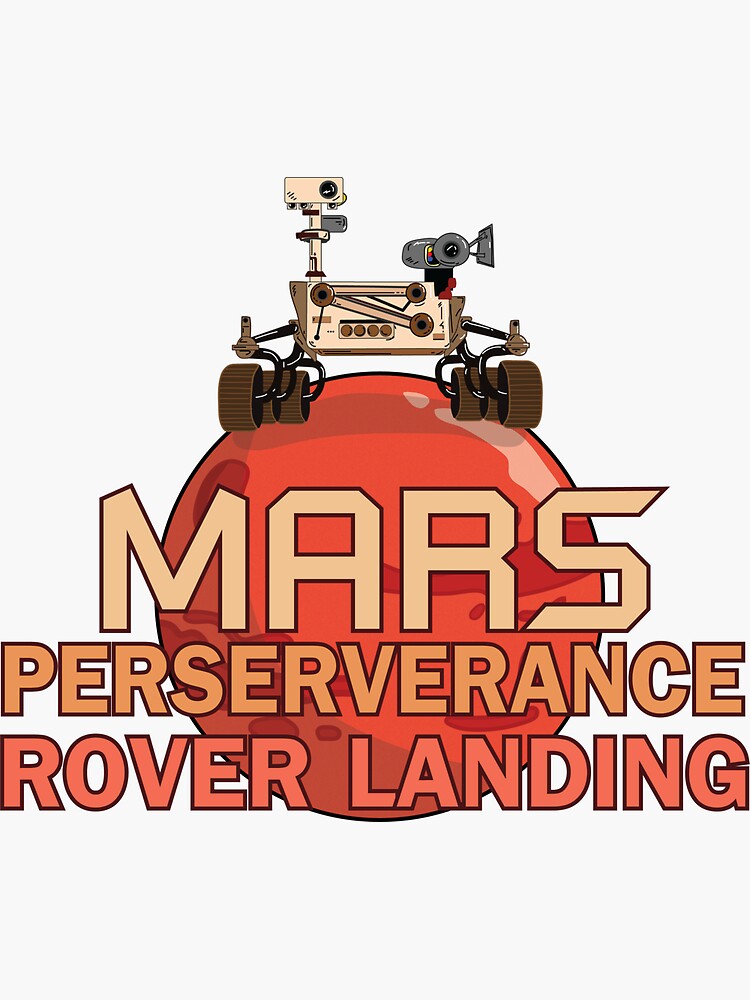 "Perseverance Rover Mars 2020 NASA Mission." Sticker for Sale by ...