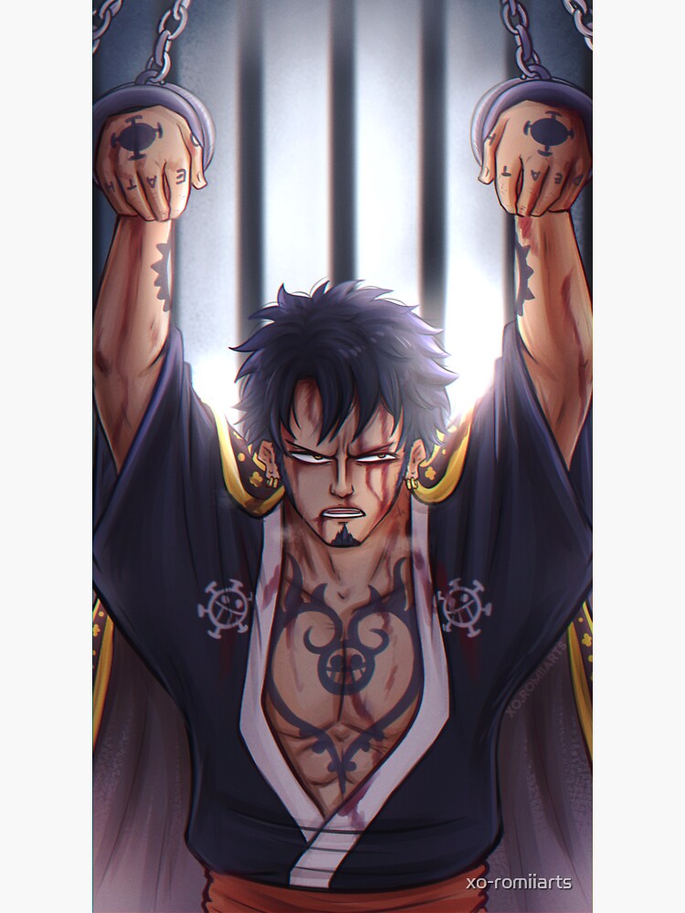 "Trafalgar Law Wano" Sticker for Sale by xo-romiiarts | Redbubble