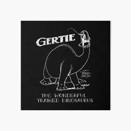 "Gertie The Dinosaur 1914 Animation Film History" Art Board Print by ...
