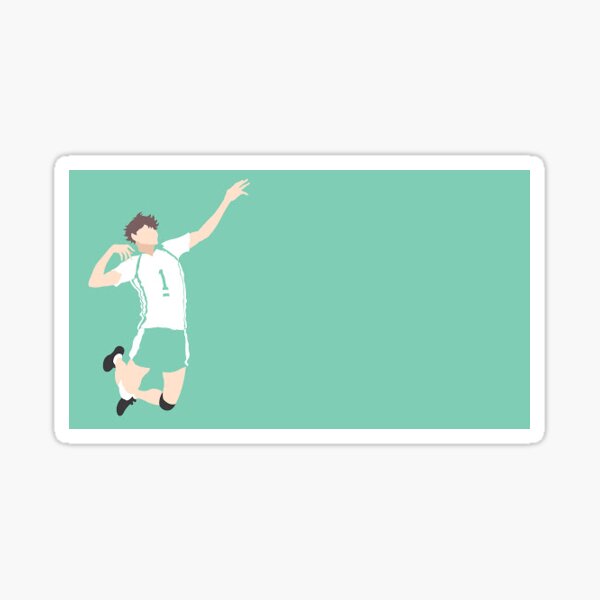 "Oikawa" Sticker for Sale by Flyhigh22 | Redbubble