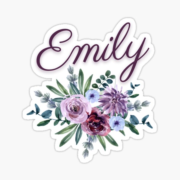 "Emily" Sticker for Sale by Nyanko-Sempai | Redbubble