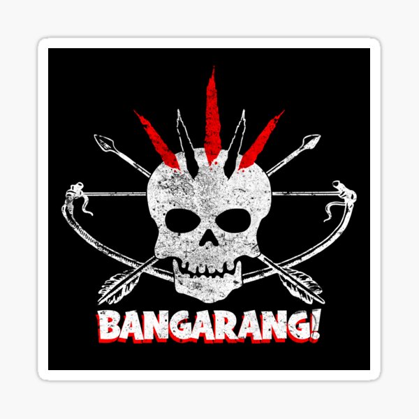"Bangarang! Rufio Skull" Sticker for Sale by -KillerCute- | Redbubble