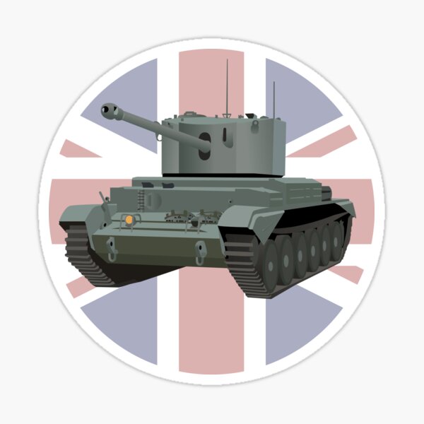"Challenger WW2 British Tank" Sticker by NorseTech | Redbubble