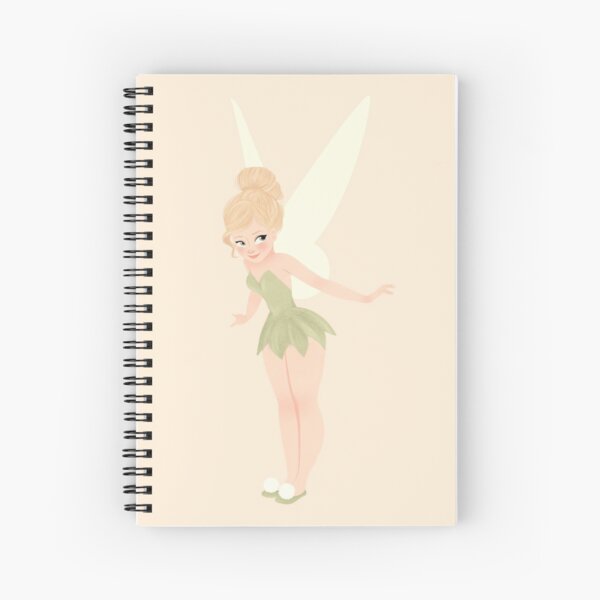"Tinker Bell | illustration" Spiral Notebook by carolam | Redbubble