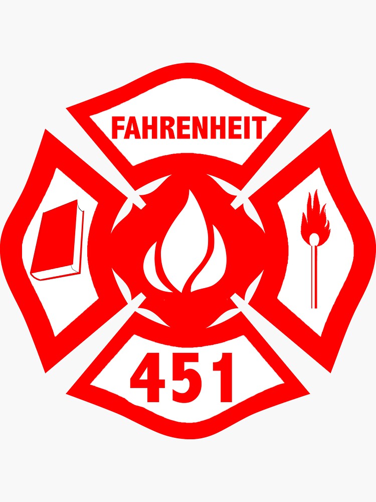 "Fahrenheit 451 (THE CLASSICS COLLECTION)" Sticker for Sale by ...