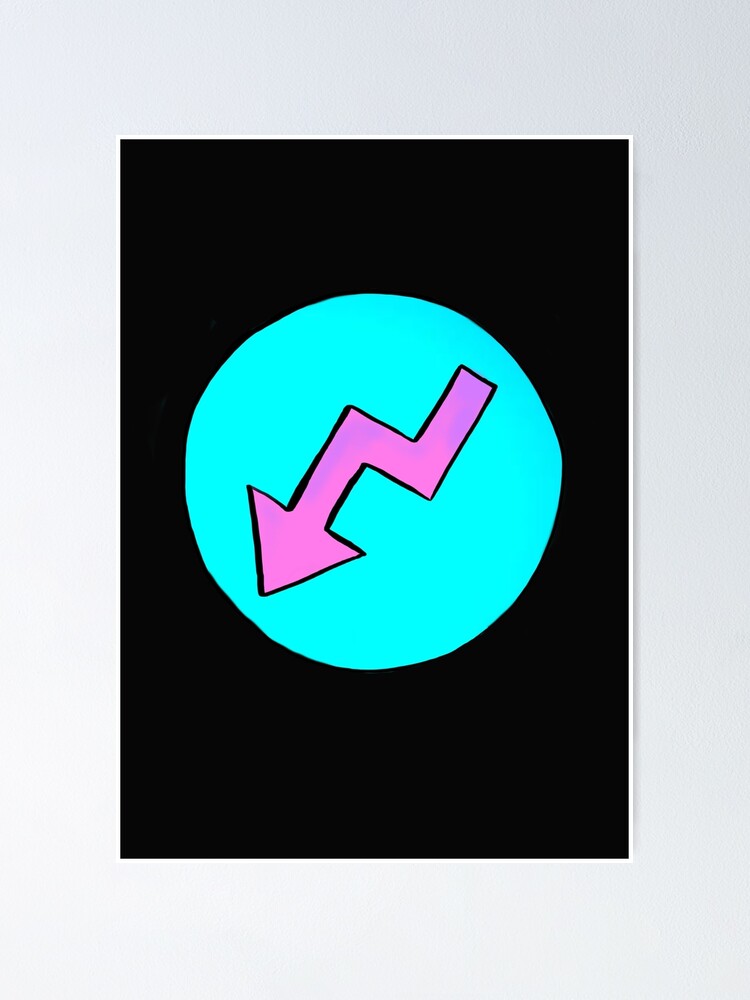 ""not" trending logo" Poster by penandfelt | Redbubble