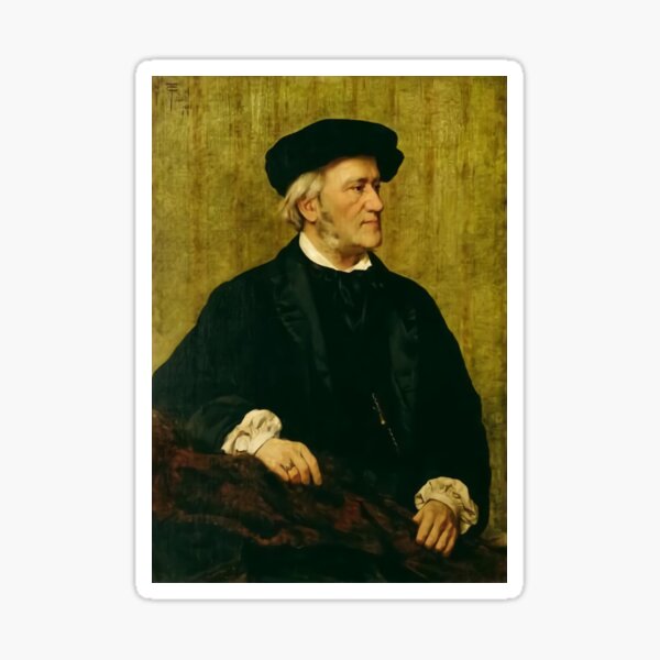 "Vintage Richard Wagner" Sticker by rufushawkins34 | Redbubble