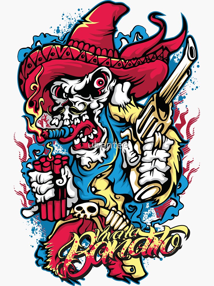 "bandito" Sticker by ubantee | Redbubble