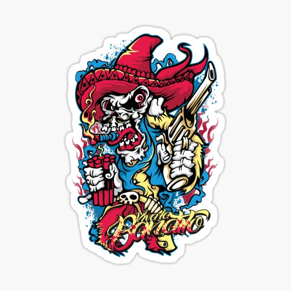 "bandito" Sticker by ubantee | Redbubble