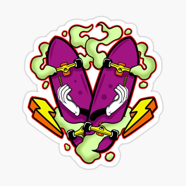 "Skateboarding / skateboard / slider" Sticker for Sale by proofmed1 ...