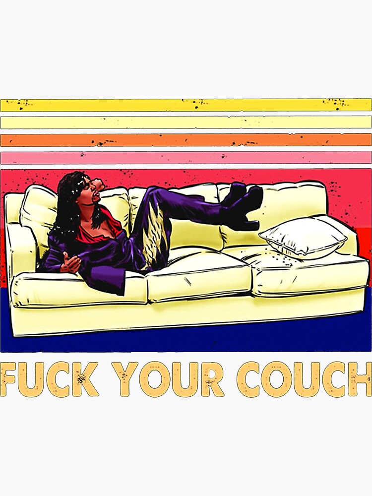 "NOFO f*ck y couch" Sticker by aloverasa | Redbubble
